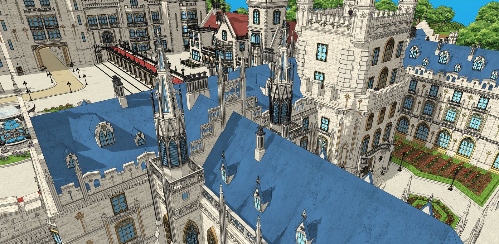 Romantic Fantasy Mansion
