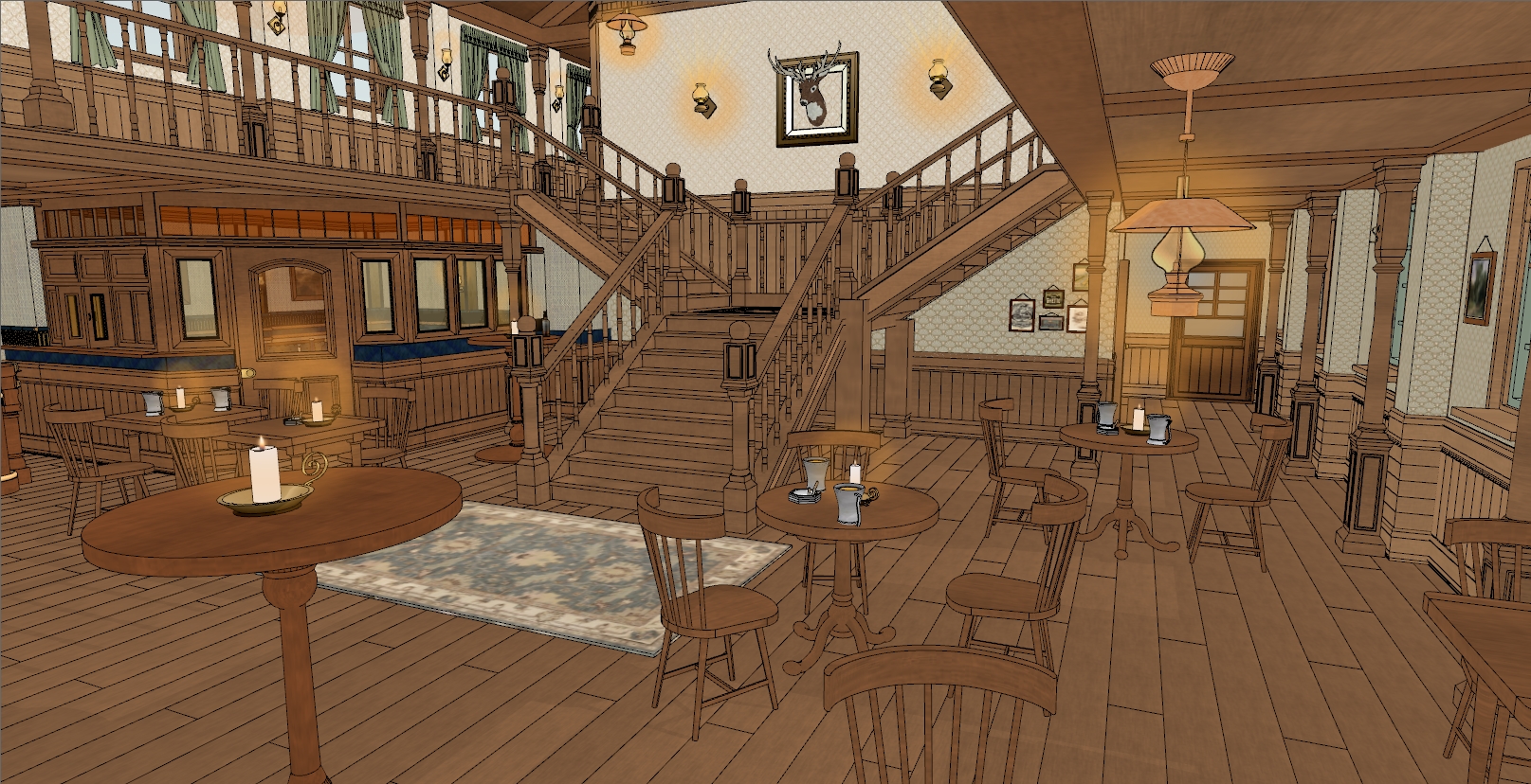 19th Century Salon & Club - Western Salon