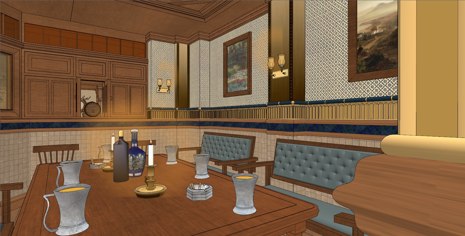 19th Century Salon & Club - Western Salon