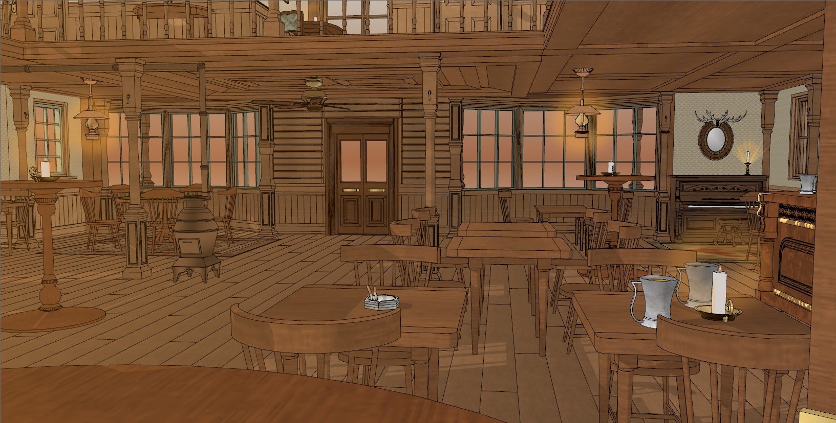 19th Century Salon & Club - Western Salon