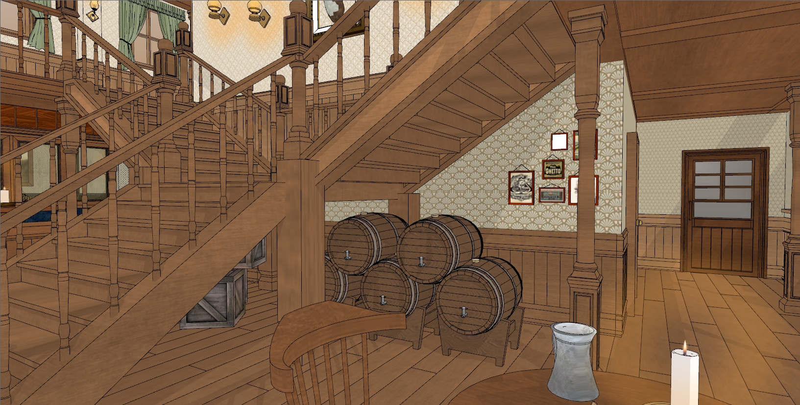 19th Century Salon & Club - Western Salon